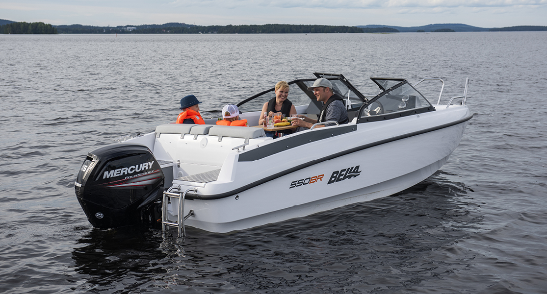 Bella 550 BR - Bella Boats - Monipuolinen Bow Rider -vene